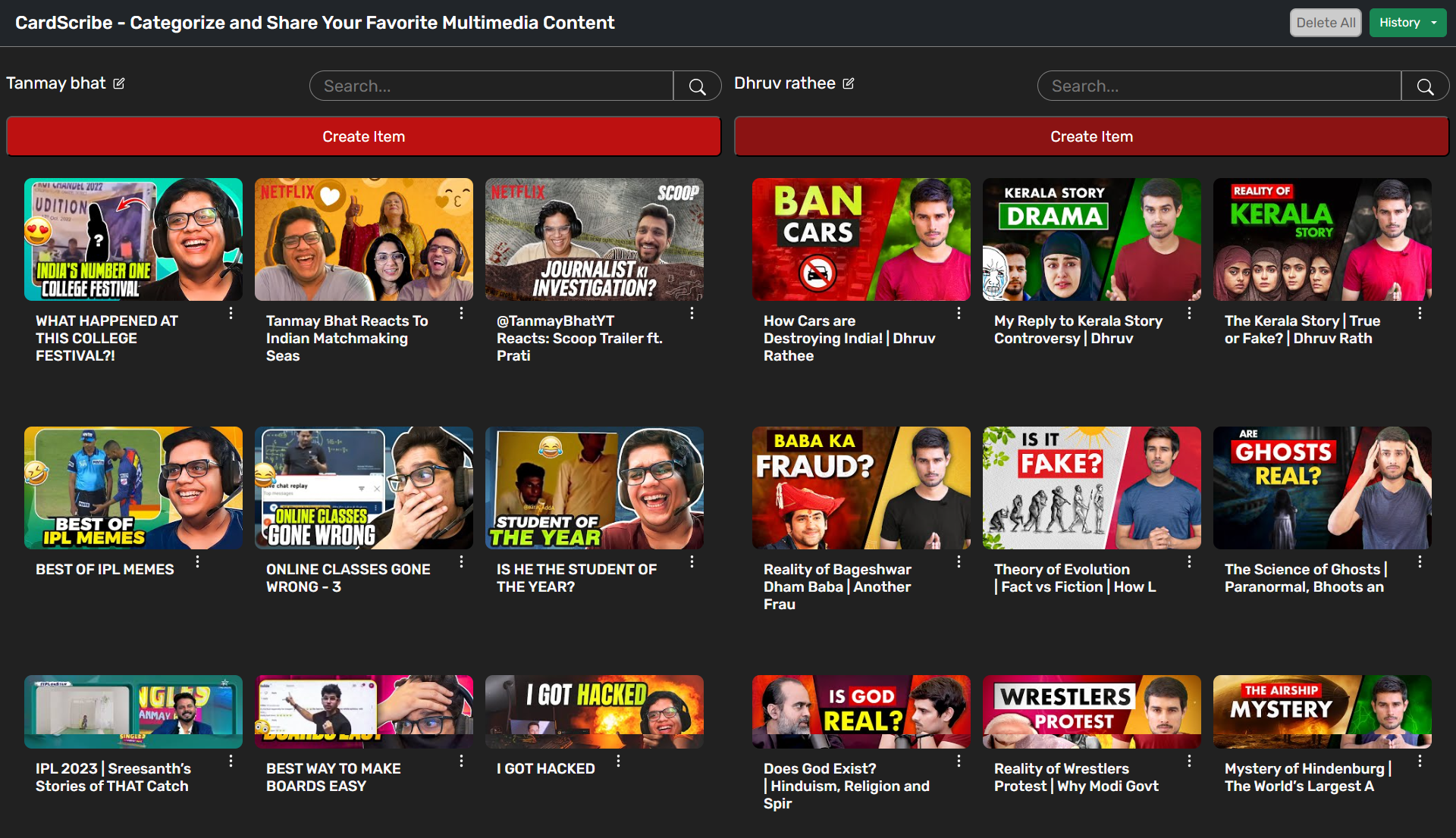 Personal Portfolio website